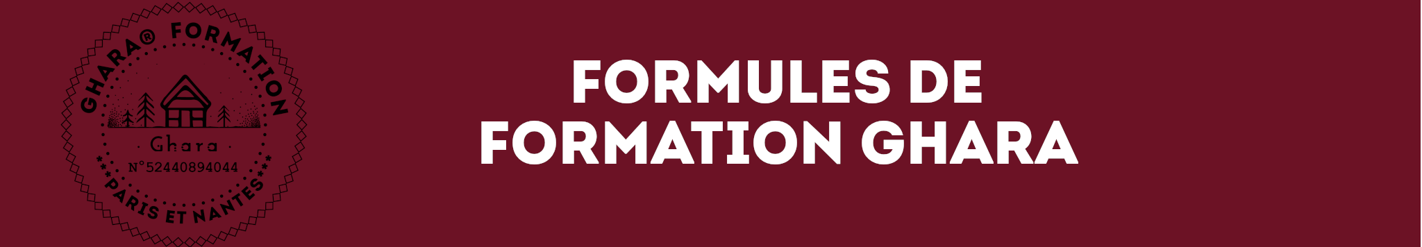 Les différentes formules de formation de Ghara - Ghara Formation