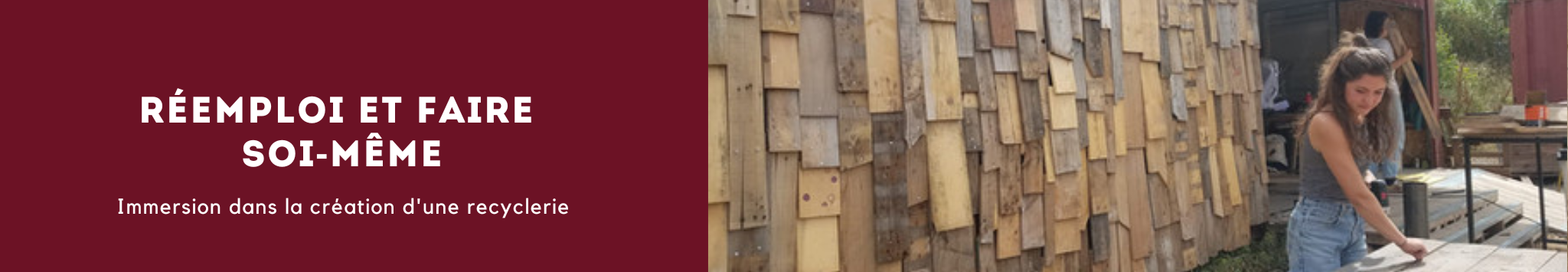 Réemploi et faire soi-même - Ghara Formation